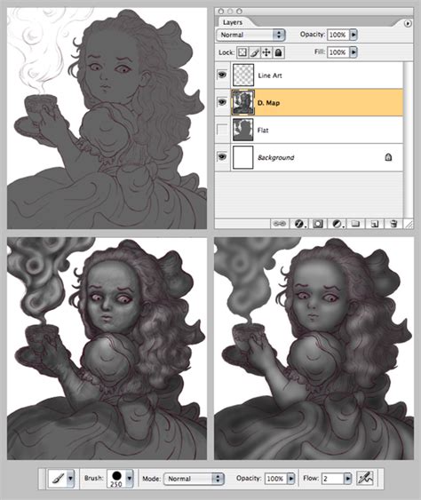 Tutorial Criando Uma Ilustração Com Hachuras Tutoriais Photoshop