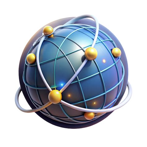 Global Network Connections Interconnectivity And Data Flow 56558575 Png