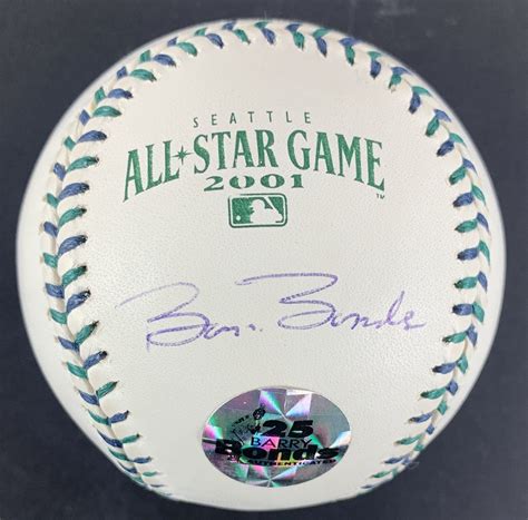 Lot Detail Barry Bonds Signed 2001 Mlb All Star Game Official