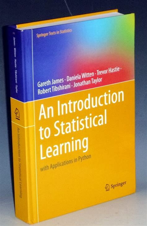 An Introduction To Statistical Learning With Applications In Python Gareth James Daniela