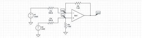 Operational Amplifier Differential Input Resistance Of Non Symmetric