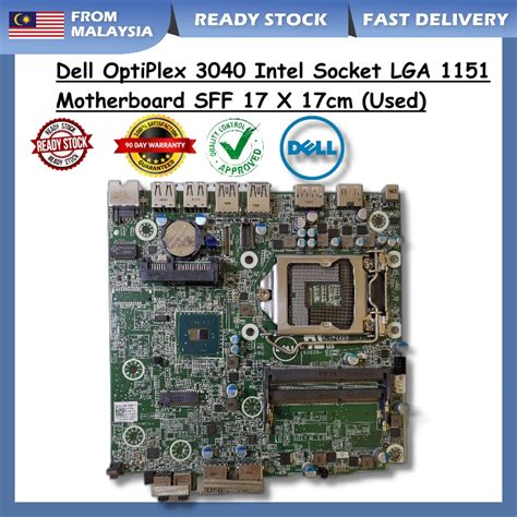 Dell Optiplex 3040 Intel Socket Lga 1151 Micro Mini Motherboard Sff 17