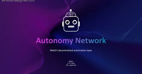 Autonomy Network анализ проекта — Teletype