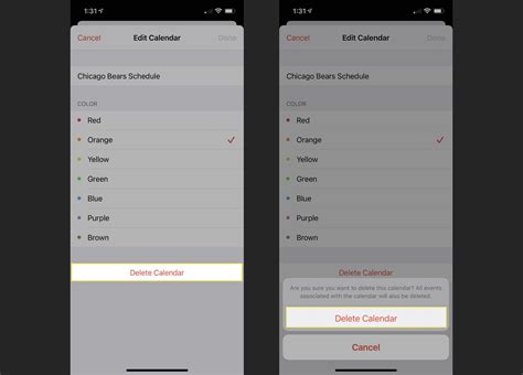 How To Delete A Calendar On Iphone