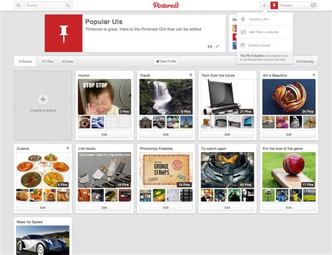 Popular UIs Free PSDs Of Popular Web Interfaces