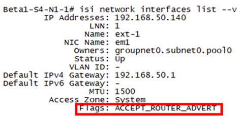 Router Advertisements Dell PowerScale Network Design Considerations