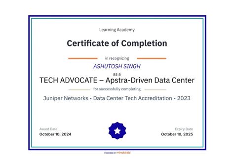 I Am Proud To Announce That I Have Successfully Completed The Data