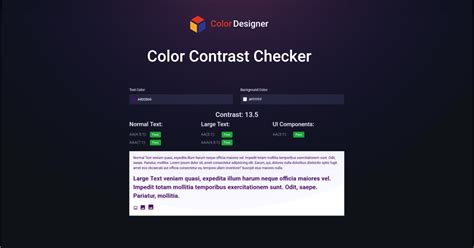 Contrast Checker