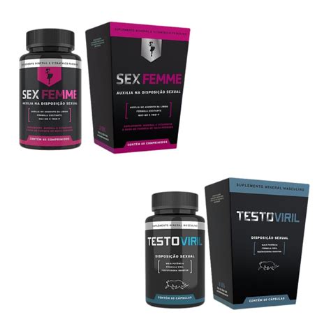 Kit A Sós Suplemento Casal Testoviril Sex Femme Beleza Na Web
