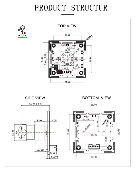 1mp Usb2 0 Cmos Sensor Ov9732 Scanner Face Recognition Camera Module Support Multi System