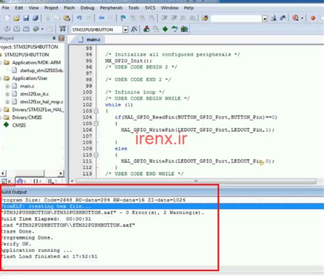 آموزش برنامه نویسی Stm32 با کیل Keil و Stm32cube Mx
