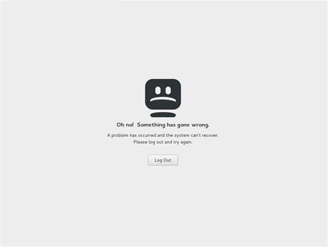Linux Oh No Something Has Gone Wrong On Ubuntu 24 04 1 After