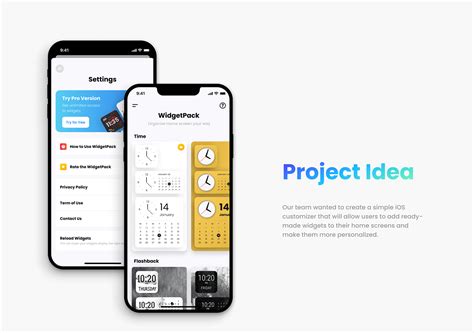 widgetpack — custom widgets for ios behance