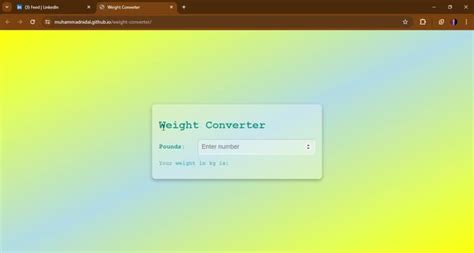 Video Muhammad Nidal On Linkedin Html Css Javascript Weight