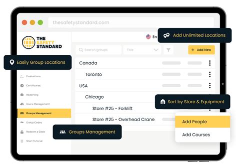 Multi Location Lms Tools The Safety Standard