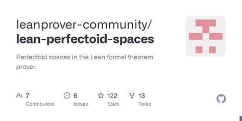 Lean Perfectoid Spacesdocssrchow To Read Leanmd At Master · Leanprover Communitylean