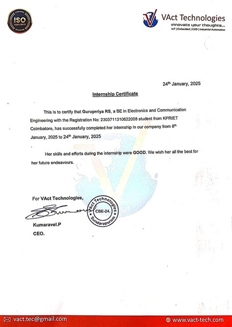 Internship Embeddedsystems Vlsi Electronics Techjourney Learning Guruprriya Rs