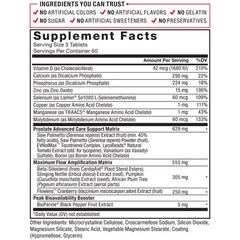 Force Factor Prostate Advanced Force Factor