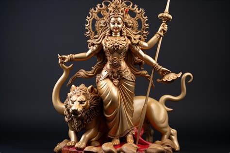 Premium Ai Image Durga Devi Goddess