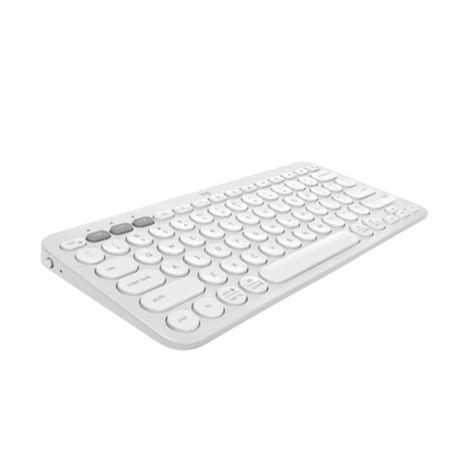 Jual Logitech Pebble Keys2 K380s Bluetooth Keyboard Tonal White Shopee Indonesia