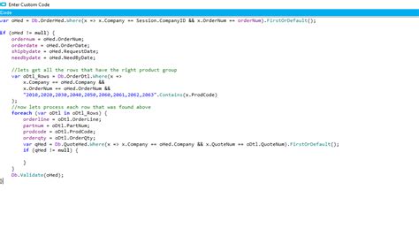 bpm custom code email epicor erp 10 epicor user help forum