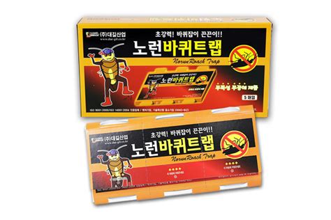 노런 바퀴트랩 5매 1개 전문소독약제 월드그린