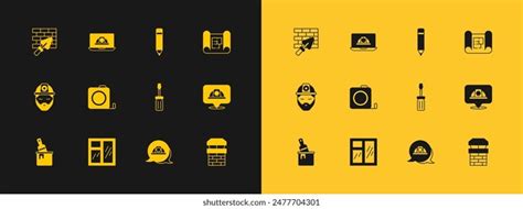 Set House Plan Window Room Screwdriver Stock Vector Royalty Free 2477704301 Shutterstock