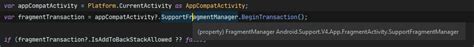 no fragemnt support in androidx for transaction · issue 169 · dotnet android libraries · github