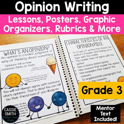 Teaching Opinion Writing Tips For 3rd 4th And 5th Grade Thrifty In