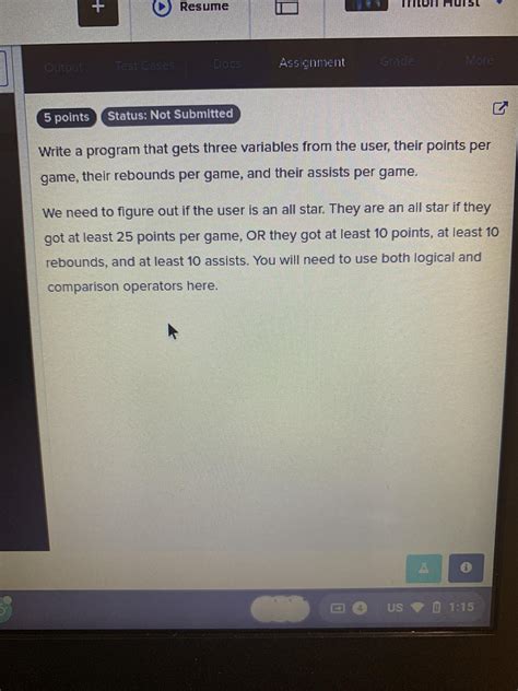 Code Is 2 8 6 All Star Need Help R Codehs