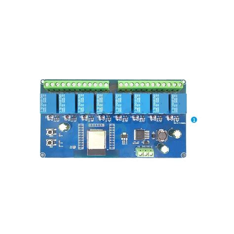 DC5 30V Power Supply ESP32 WIFI Bluetooth BLE 8 Channel Relay ESP32 WROOM Secondary Development