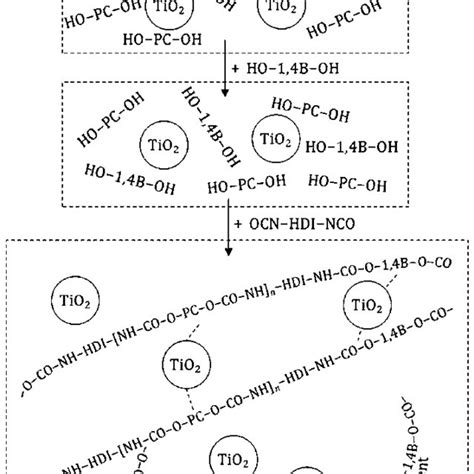 The Schematic Illustration Of Starting Components And The Structure Of Download Scientific