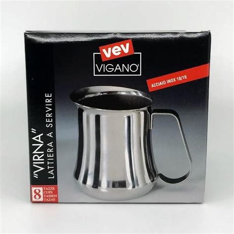 Vev Vigano Milk Pitcher 22 Oz 8 Cup Barista Coffee Machine