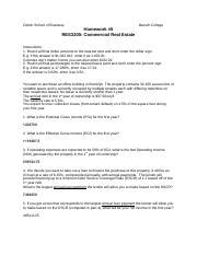 HW5 Docx Zicklin School Of Business Baruch College Homework 5