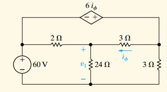 Solved Use The Node Voltage Method To Find In The Circuit Shown Use The Answers