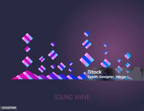 벡터 음악 음파 컨셉 뮤지컬 바 오디오 디지털 이퀄라이저 기술 콘솔 패널 음악 펄스 네온 광 효과와 동적 조명 흐름 건강관리와 의술에 대한 스톡 벡터 아트 및 기타 이미지