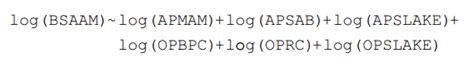 solved this problem uses the water data in the alr4 package