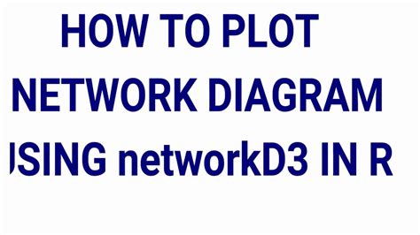 how to plot network diagram using networkd3 in r youtube