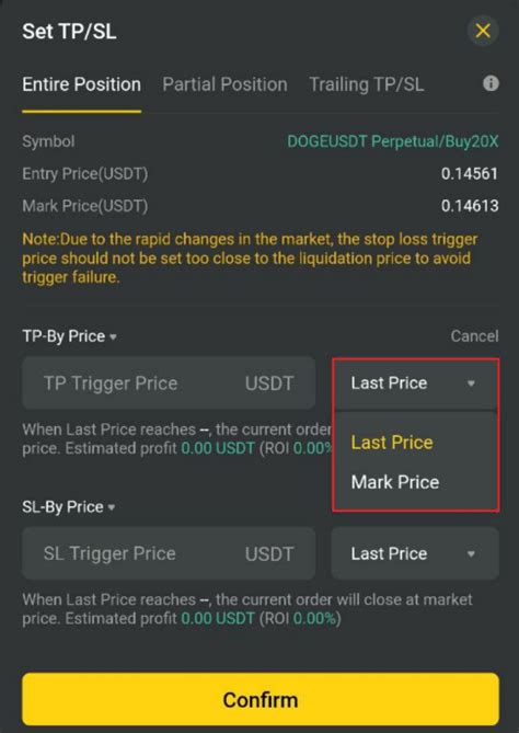 What Is The Difference Between The Marked Price And The Last Price Trigger BYDFi