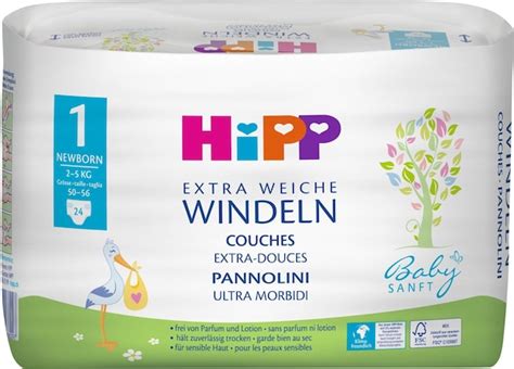 Hipp Newborn Diapers Size 1 24 Piece Pack Buy At Galaxus