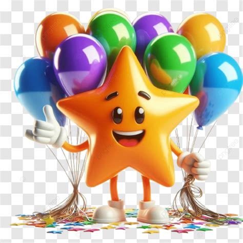 풍선을 들고 있는 만화 별 클립 아트 풍선을 들고 있는 만화 스타 풍선을 들고 있는 만화 별 클립 아트 클립 아트 별 풍선 Png 일러스트 및 이미지 에 대한 무료