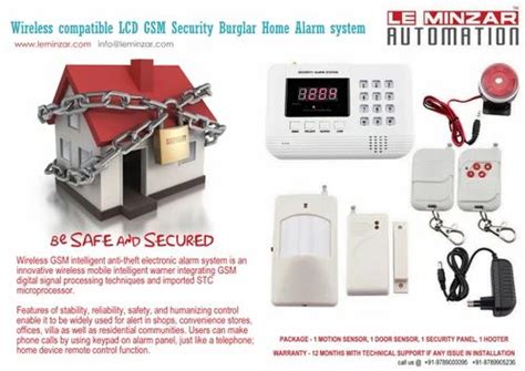 Gsm Based Home Securityalarm System At Just 5900 At Best Price In Chennai