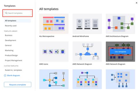 How To Use Templates In Cacoo Faqs And Technical Support Nulab