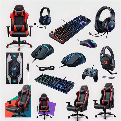 Premium Photo Ultimate Gaming Gear Headsets Keyboards Controllers And
