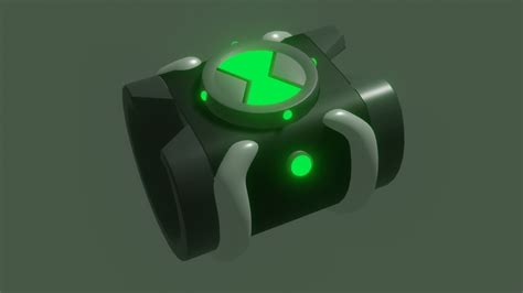 3d Model Ben 10 Classic Omnitrix Model Vr Ar Low Poly Cgtrader