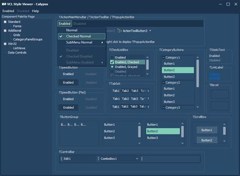 Delphistyles Vcl Style Calypso Delphistyles Vcl Style Calypso
