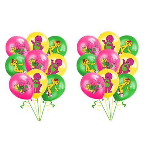 Barney And Friends Balloons Party Supplies Birthday Favors Decorations Decor Kit Latex
