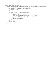 Unit Lesson Coding Activity Txt Public Class U L Activity One Public Static