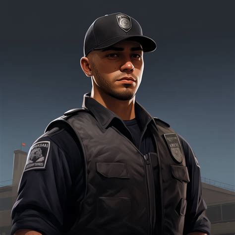 Male Hispanic Lspd Gta Character Art By Vysken On Deviantart