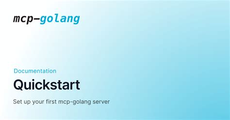 Quickstart Mcp Golang